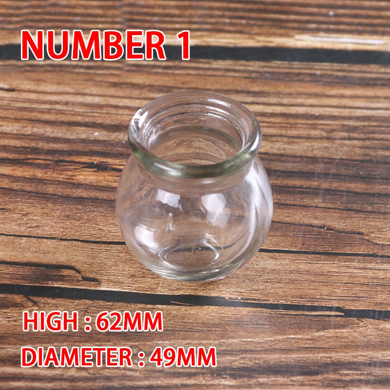 Ventosa Glass Cupping Massage Set of 5 Traditional Ventosa | Shopee ...