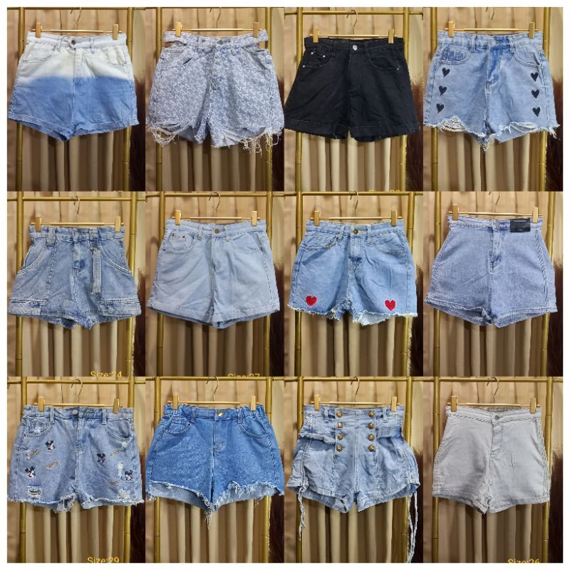 VIP Highwaisted Korean Denim Shorts 1.4 | Shopee Philippines