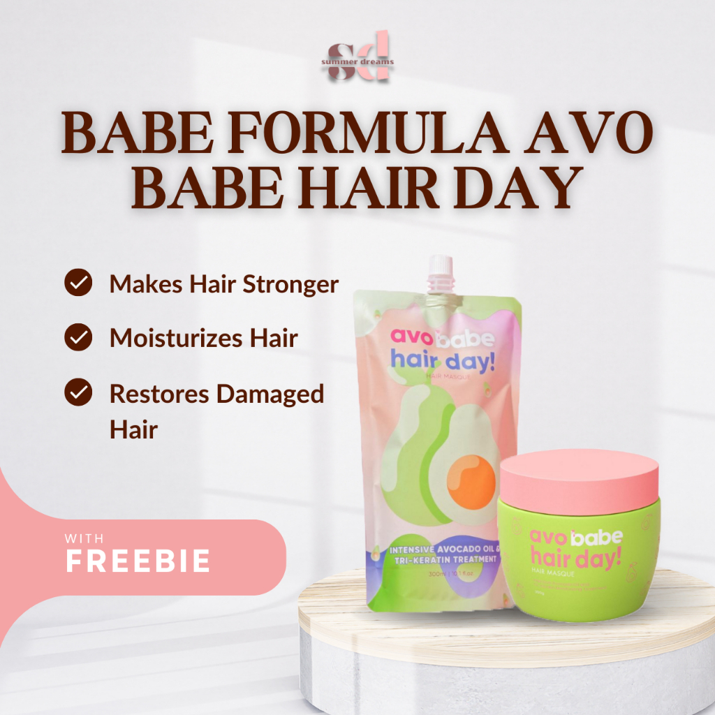BABE FORMULA Avo Babe Hair Day Hair Mask 300ml | Shopee Philippines