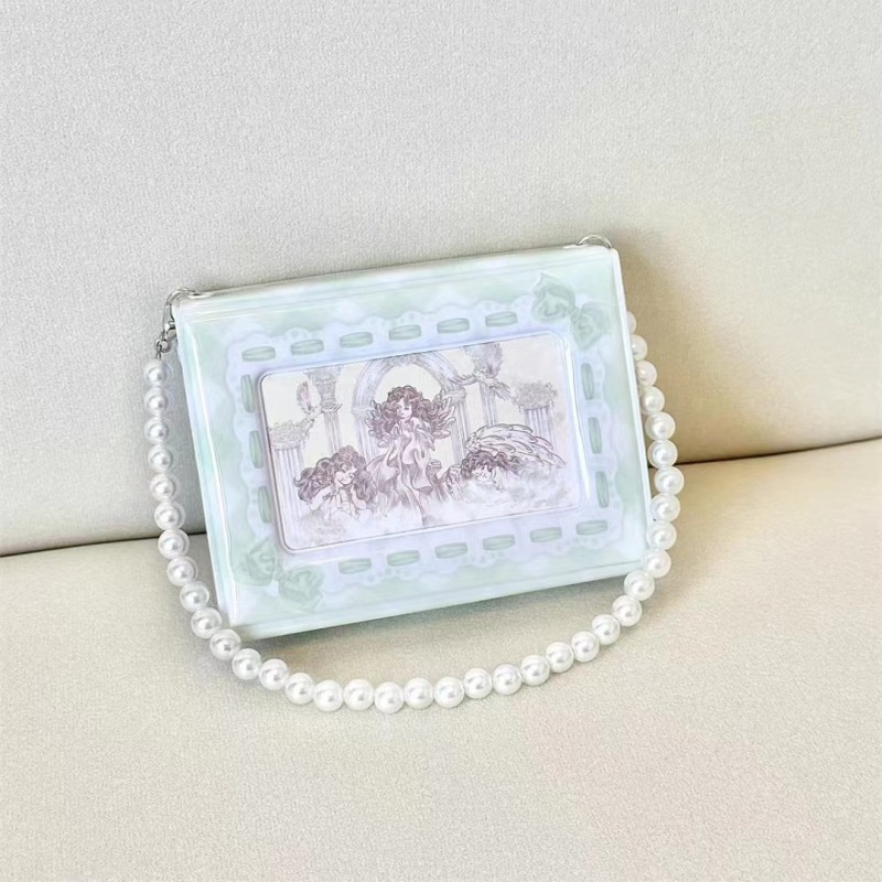 3 Inch Mini Retro Envelope Photo Album PVC 40 Pockets Photocard Binder ...