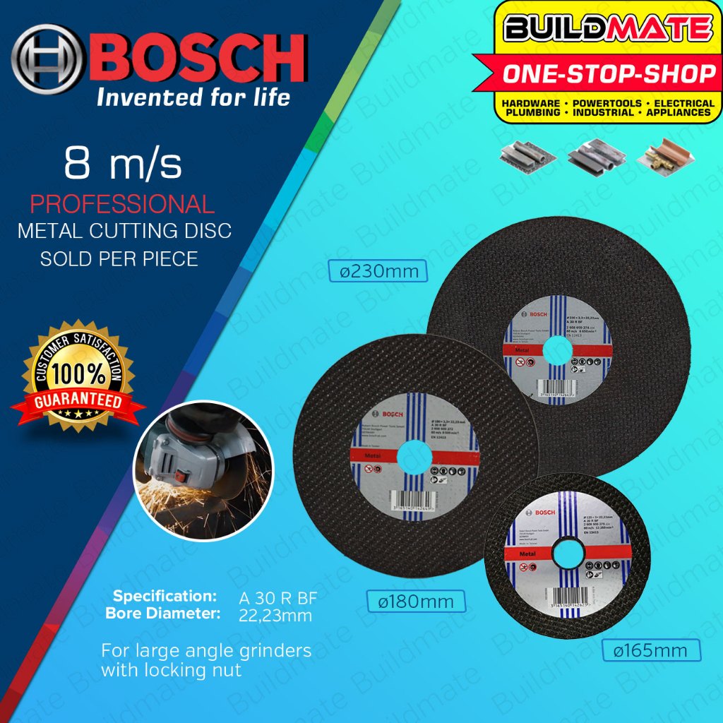 BUILDMATE Bosch Expert for Metal Cutting Disc 125MM / 180MM / 230MM for ...