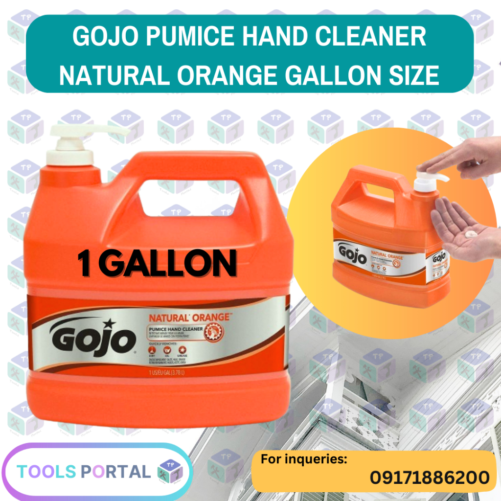 Gojo 1-Gallon Pumice Hand Cleaner for Hard to Remove Oils and Grease ...