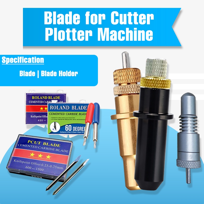 CUYI Cutter Plotter Replacement Blade and Blade Holder (Roland /PCUT ...