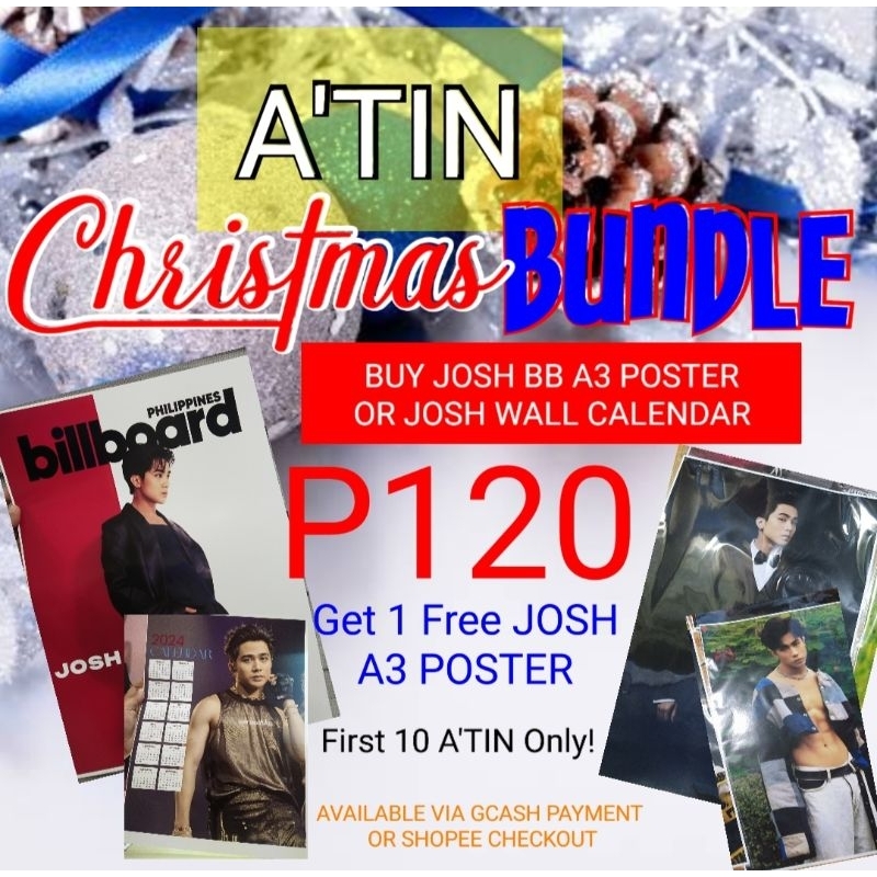 A'TIN CHRISTMAS BUNDLE JOSH CULLEN SANTOS SB19 | Shopee Philippines