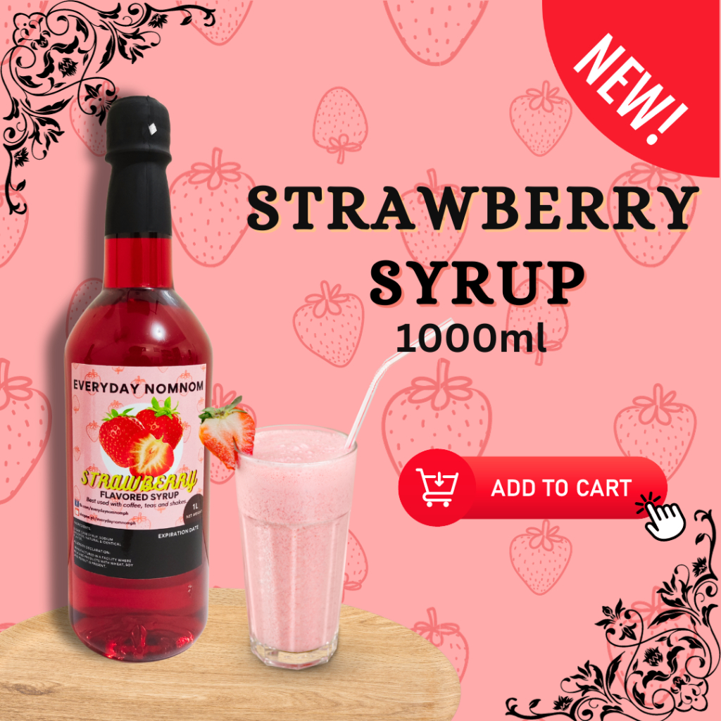 Pump and Flavored Syrup Bundle Everyday Nomnom 1kg (Best for Coffee ...