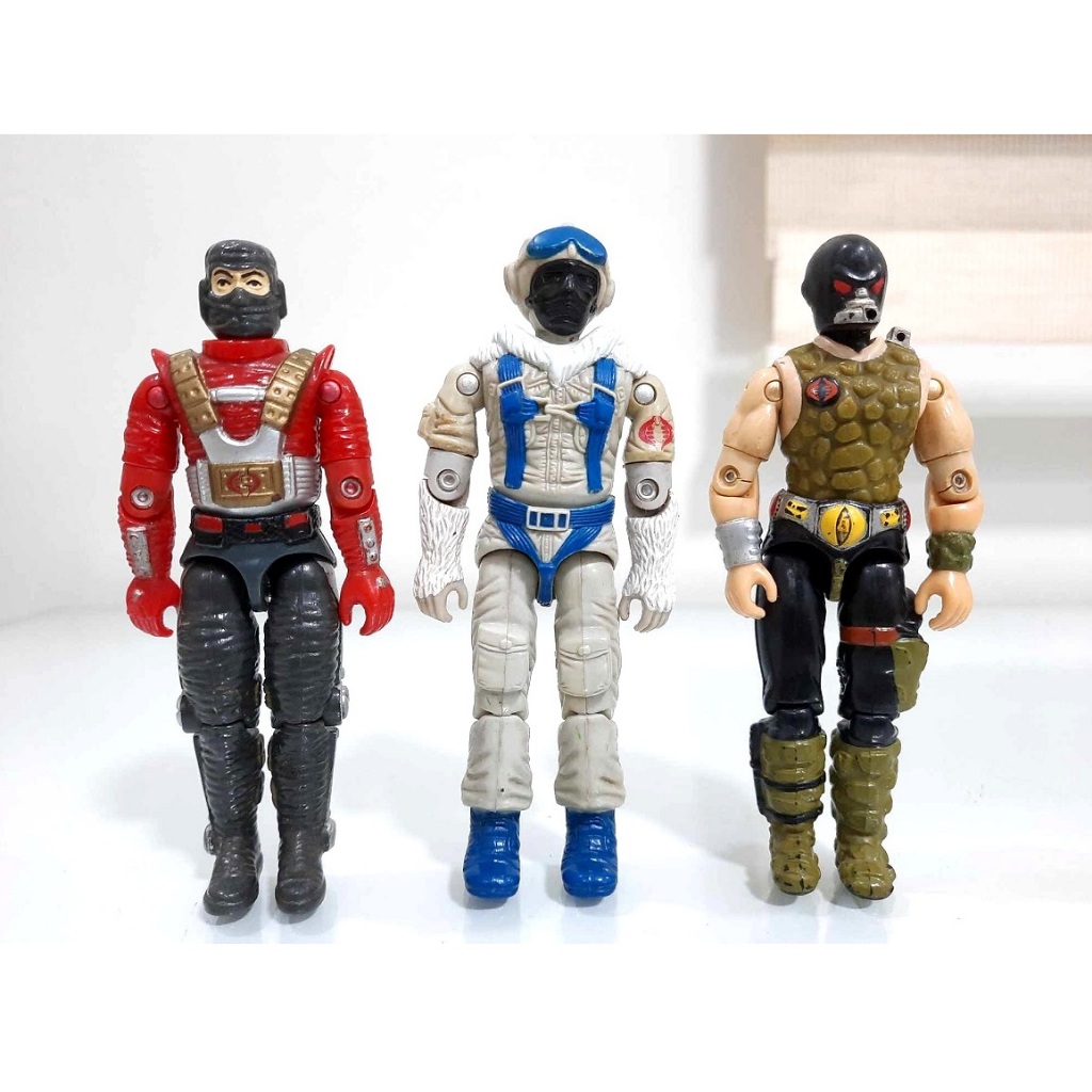 Vintage GIJoe GI Joe vintage 1980s Astro Viper Snow Serpent Croc Master ...