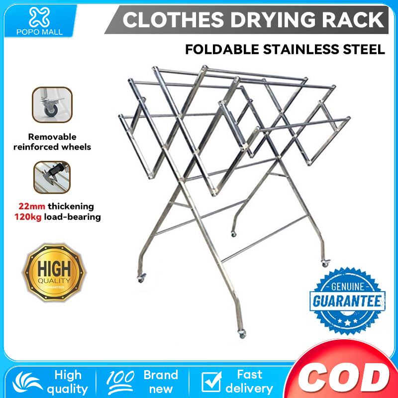 Heavy Duty Sampayan Stainless Steel Clothes Drying Rack Foldable ...