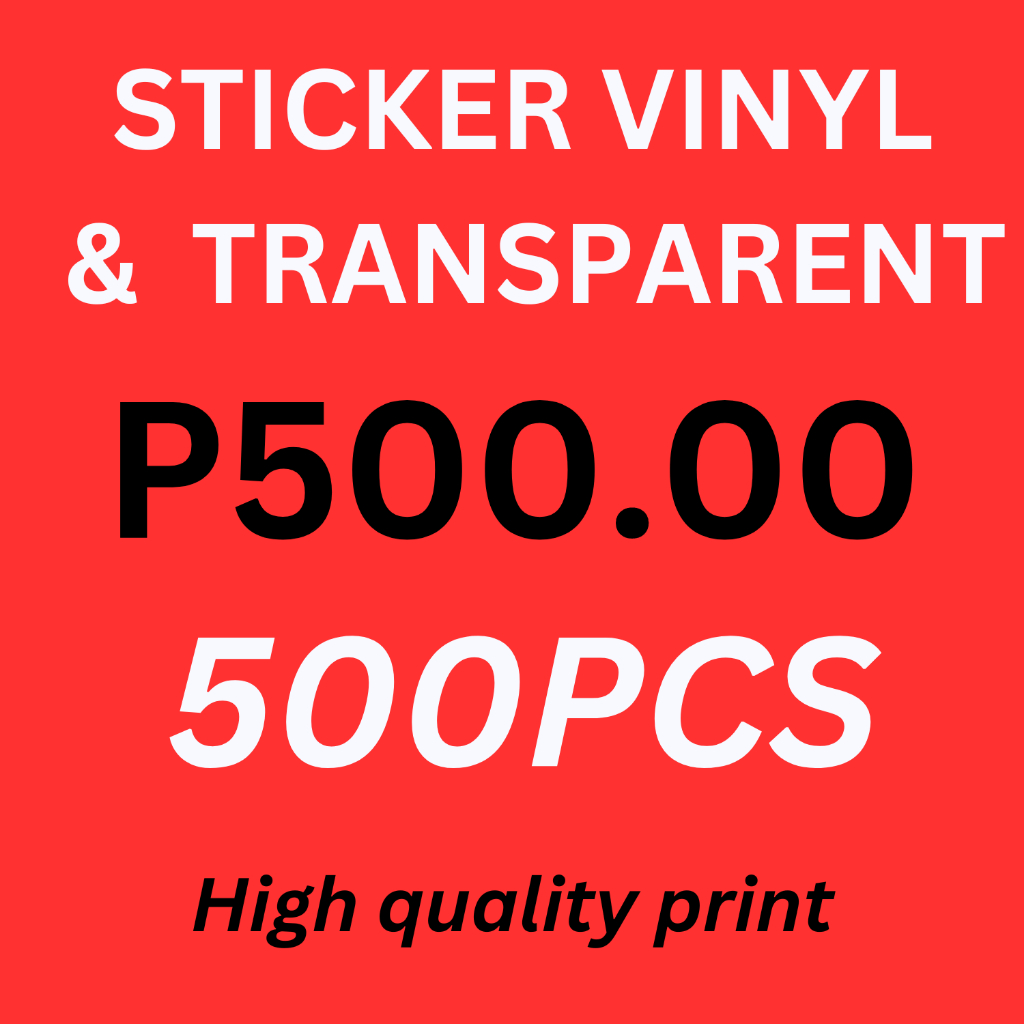 Sticker Vinyl and Glossy | Shopee Philippines