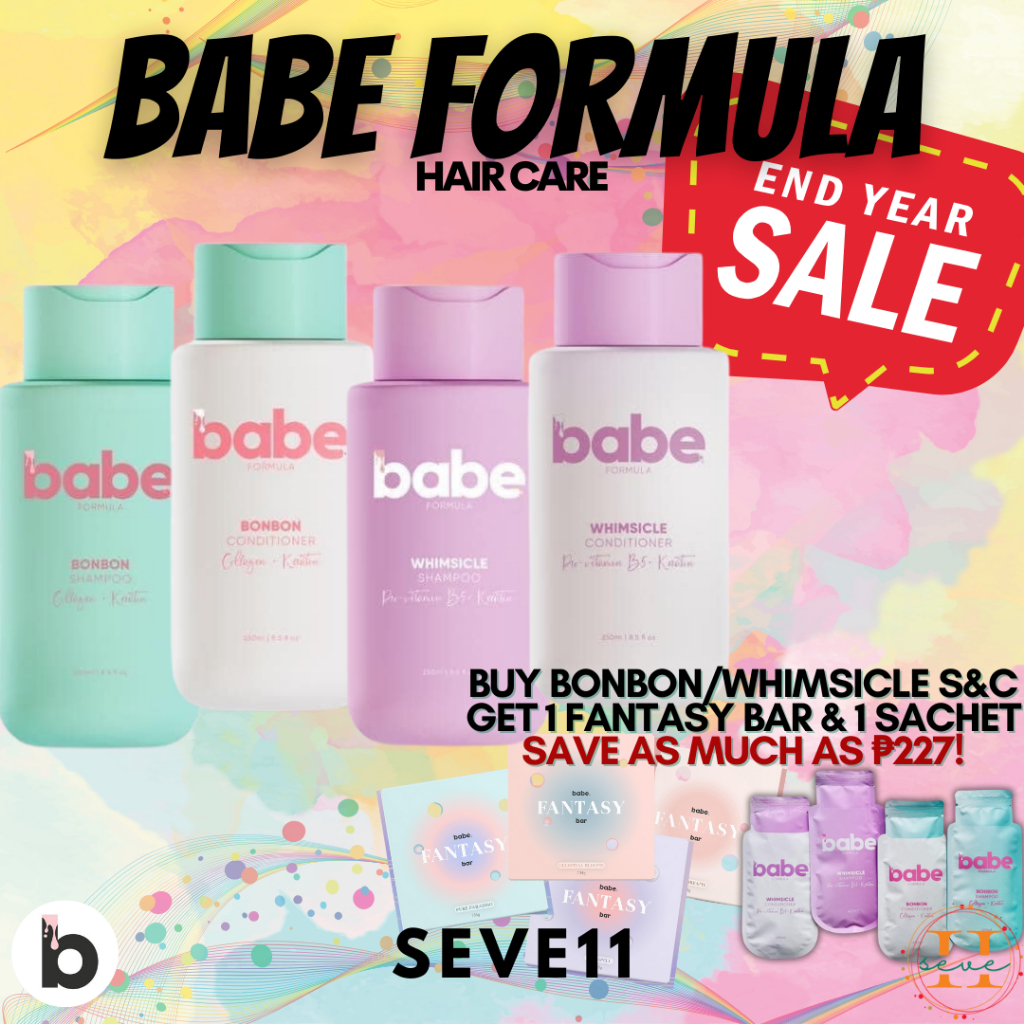 YEAREND SALE! Babe Formula - Bonbon Shampoo/Conditioner, Whimsicle ...
