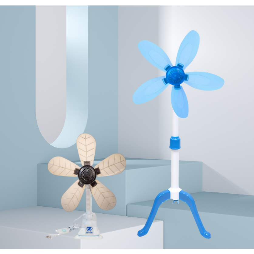 ZH 5 Blades Stand/Clip Fan Mini Clip Fan Portable Stand fan Clipfan ...