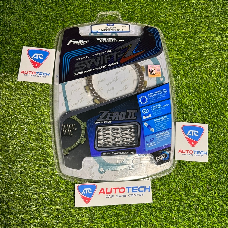 FAITO RACING CLUTCH PLATE SWIFT-Z + GASKET + SPRING ZERO II RAIDER 150 ...
