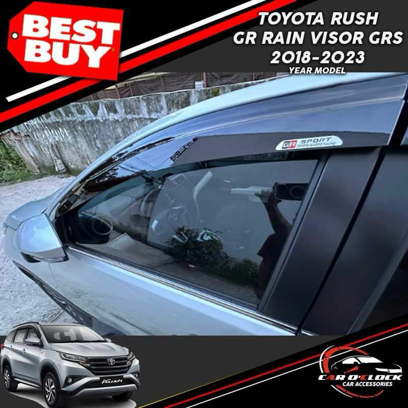 Toyota Rush 2018-2023 GR Rain Visor | Shopee Philippines