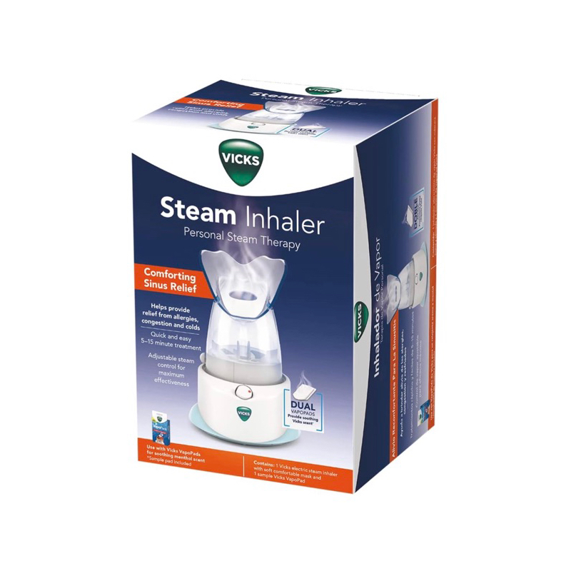 Vicks Personal Steam Inhaler, V1200, Electric 220v | Shopee Philippines