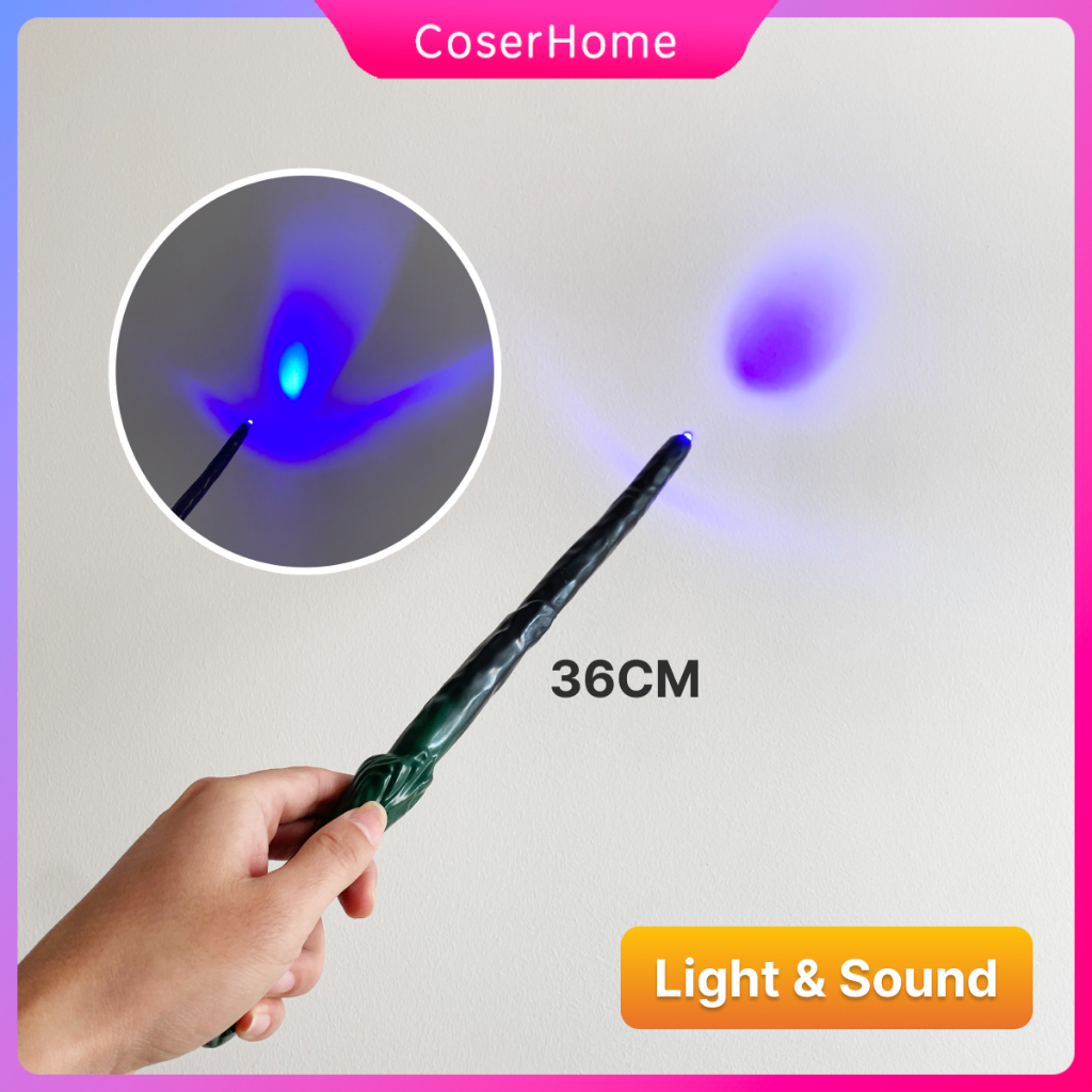 Magic wand with light&sound wands for kids adult plastic prop 36cm ...