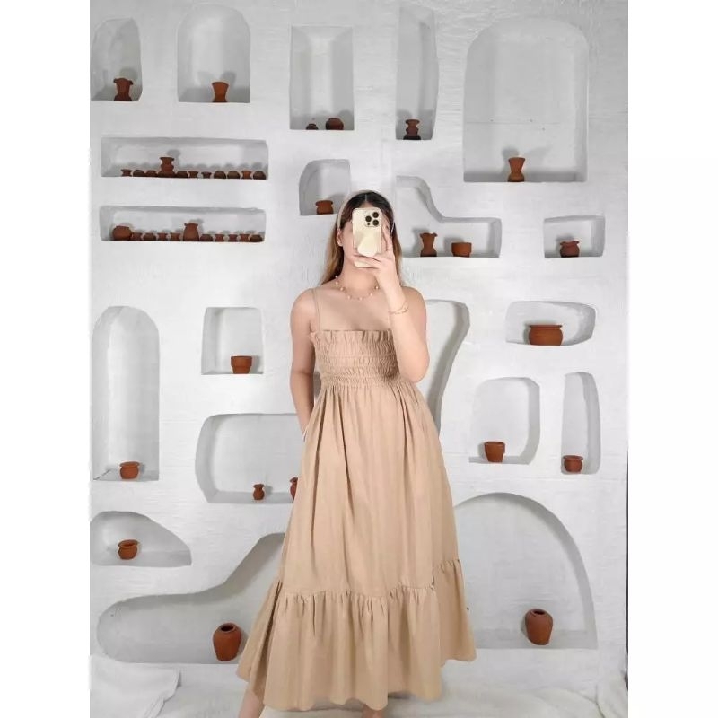 ALEXA DRESS l Maxi l Premium Linen | Shopee Philippines