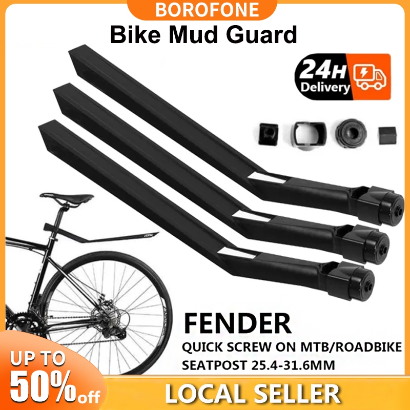 Fender Deflector RC50 Bicycle Universal Rear Mudguard Easy Mount ...