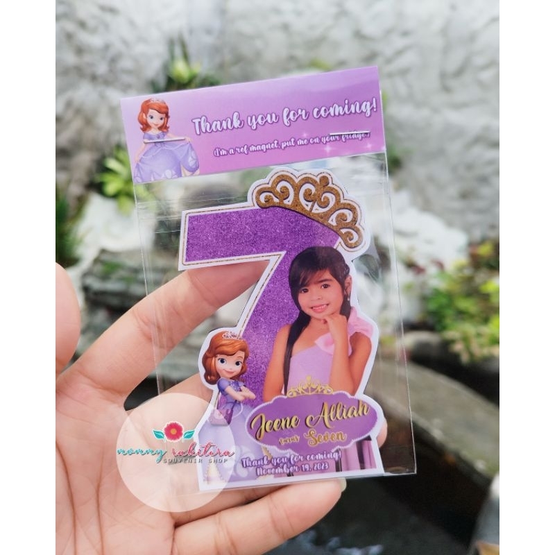 Cut Out / Number Ref Magnet for Souvenirs/Personalized Use | Shopee ...