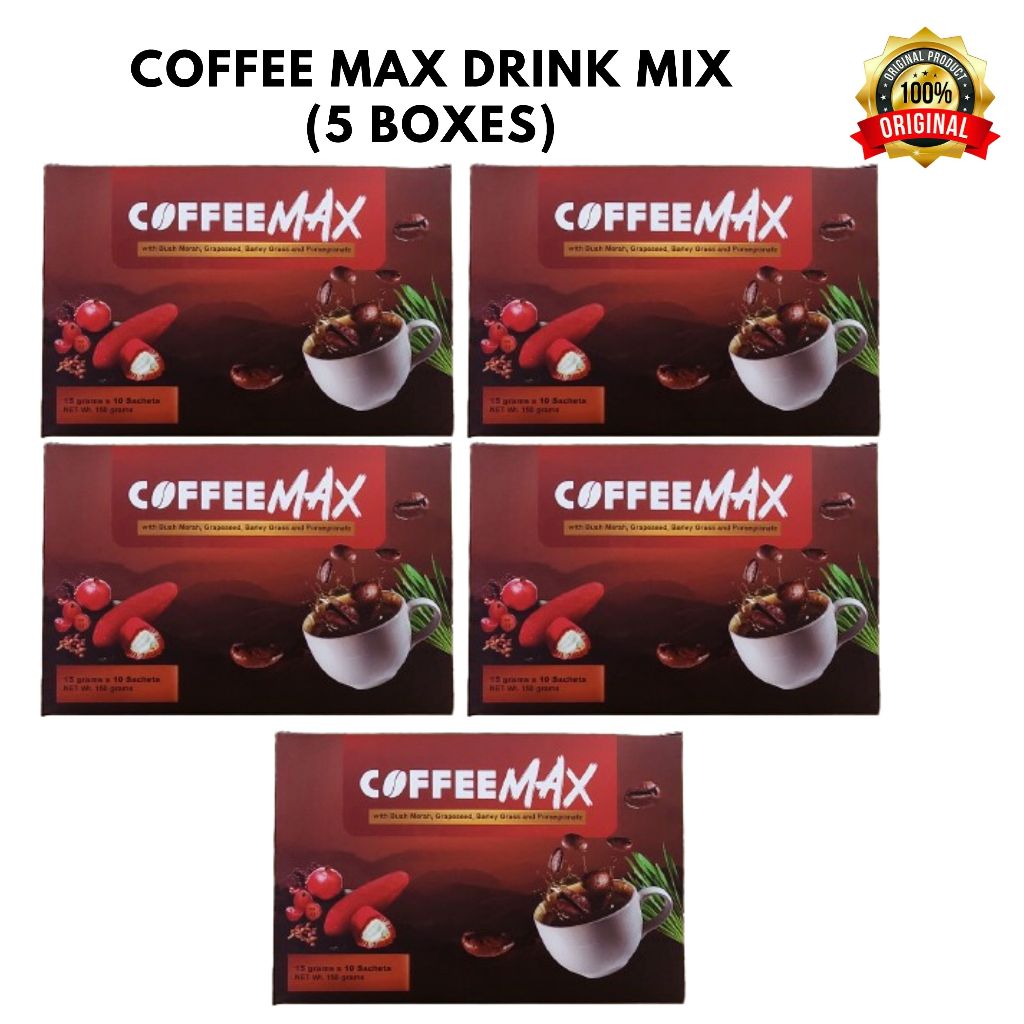 100% Authentic Coffee Max Drink Mix (5 boxes) | Shopee Philippines