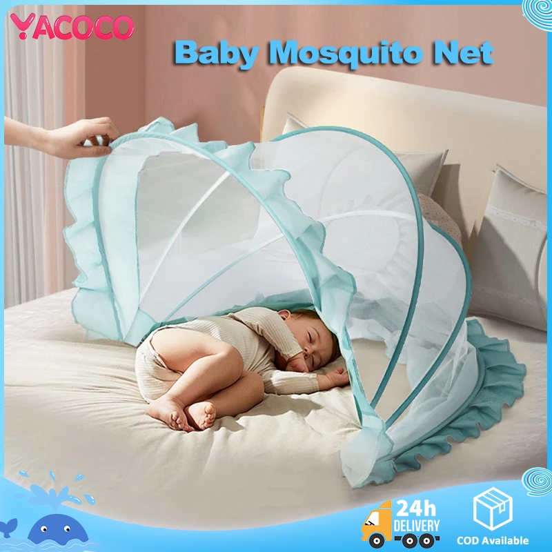 Baby Mosquito Net,Folding Portable For Newborn 0-8 Months Baby Bed Net ...