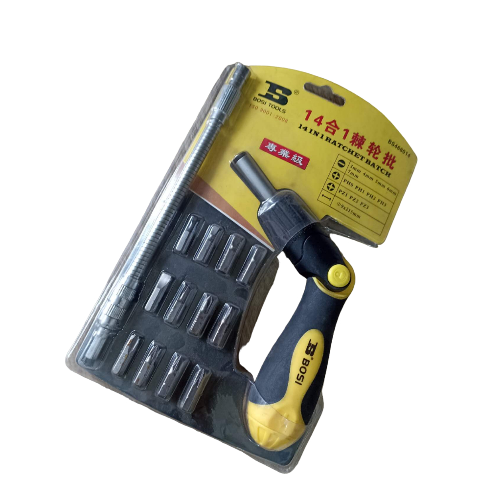 14 in 1 Ratchet Batch Ratchet Screwdriver Set | Shopee Philippines