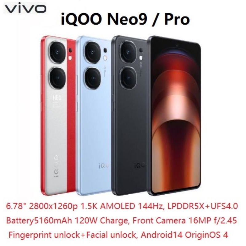 iQOO Neo9 / 9S Series / Neo9S Pro+ / Neo 9 Pro 5G Smartphone No COD | Shopee Philippines