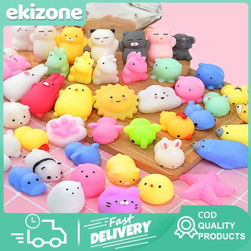 Squeeze Decompression Toys Cute Mini Antistress Ball Squeeze Mochi ...