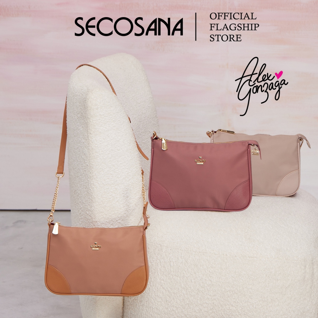 SECOSANA x AG Chloe Plain Crossbody Bag | Shopee Philippines