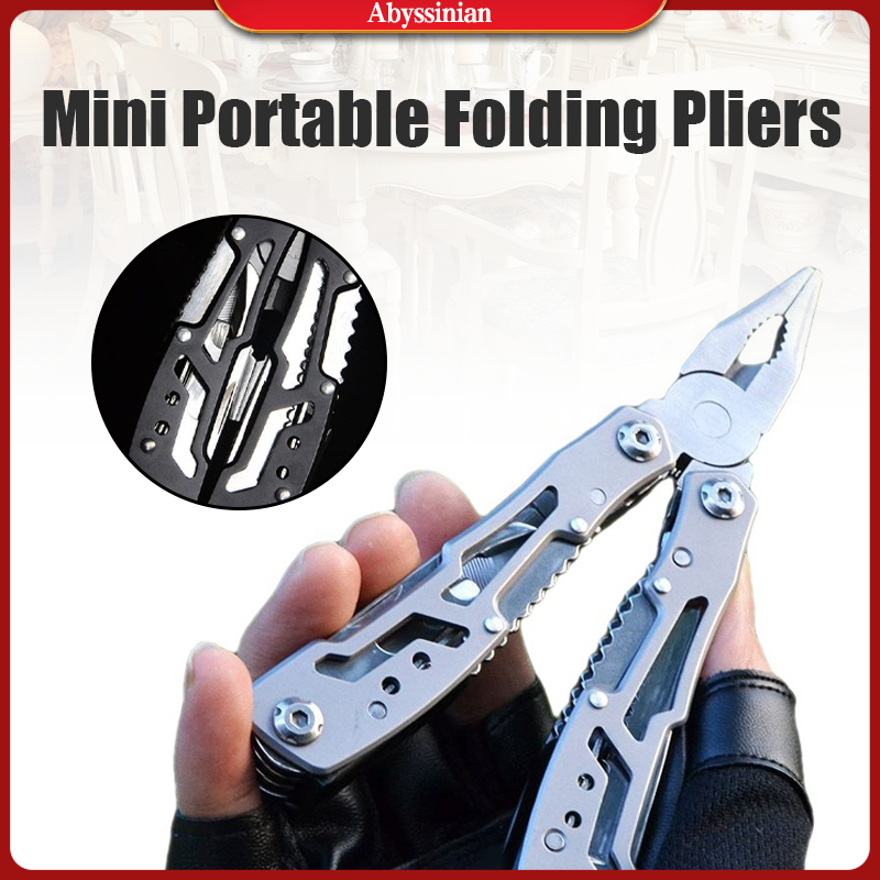 Multifunction Stainless Portable Folding Pliers Stainless Steel Pocket ...
