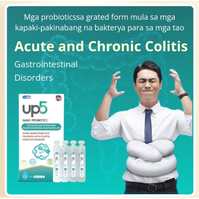 Original UP5 NANO PROBIOTICS. Treatment for Acute & Chronic Colitis ...