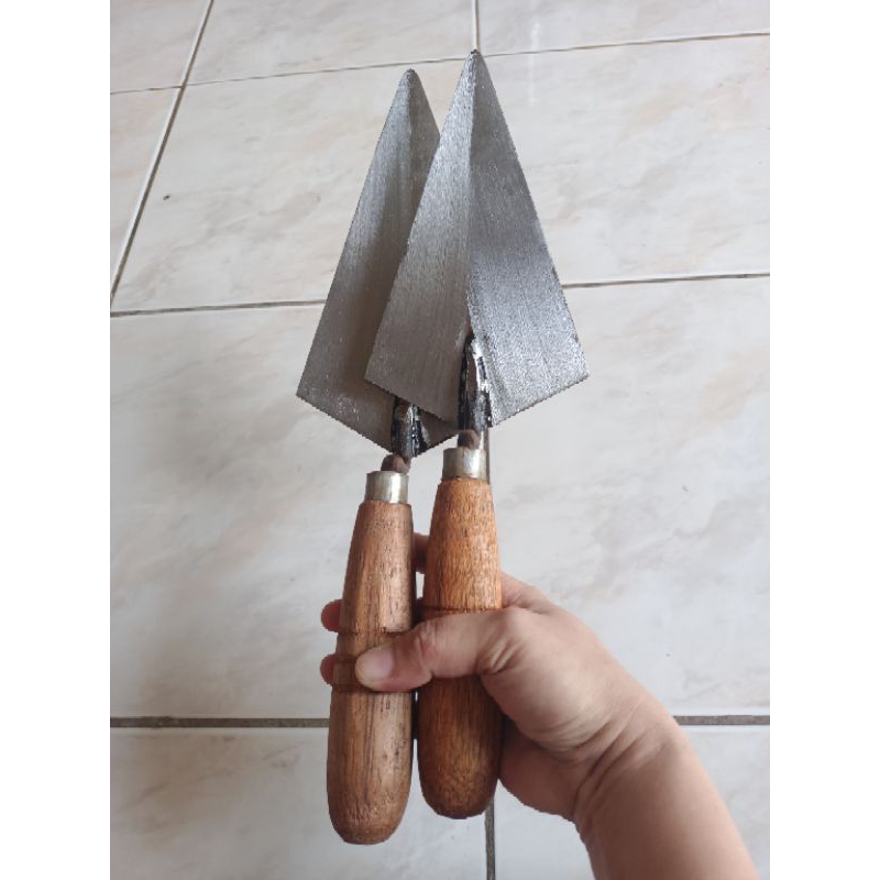 Cement Trowel Kutsara Small and Medium Set ( 6 and 7 inches) | Shopee ...
