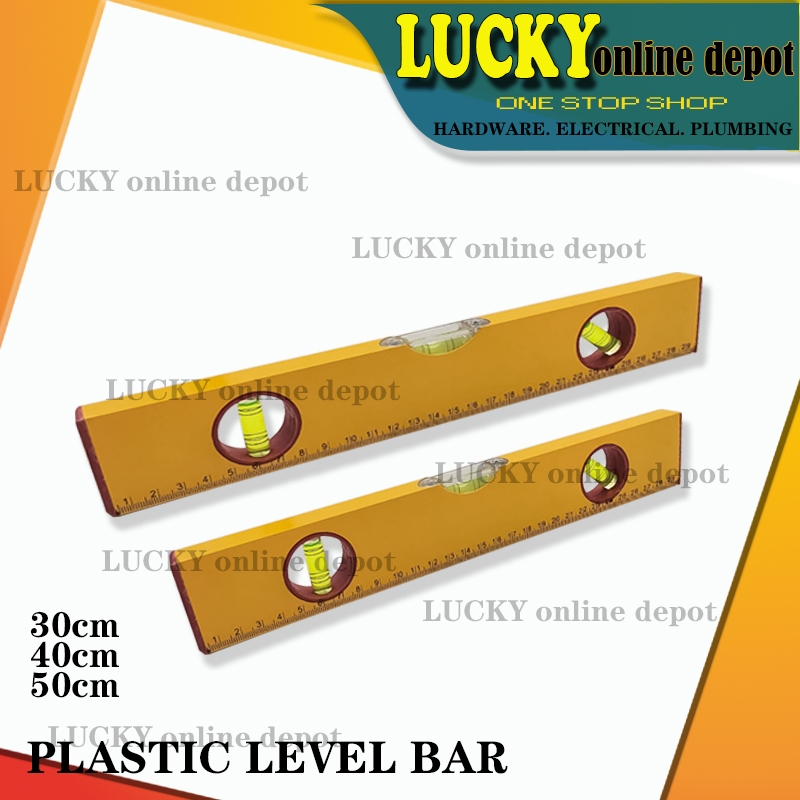 ALUMINUM AND PLASTIC LEVEL BAR ( 30 / 40 / 50 ) | Shopee Philippines
