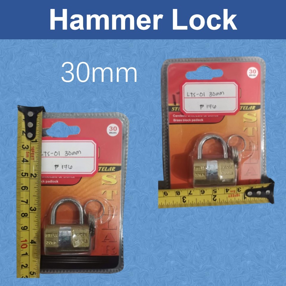 Synthetic Hammer Lock 30 40 50 60 70 80mm Door Lock | Shopee Philippines