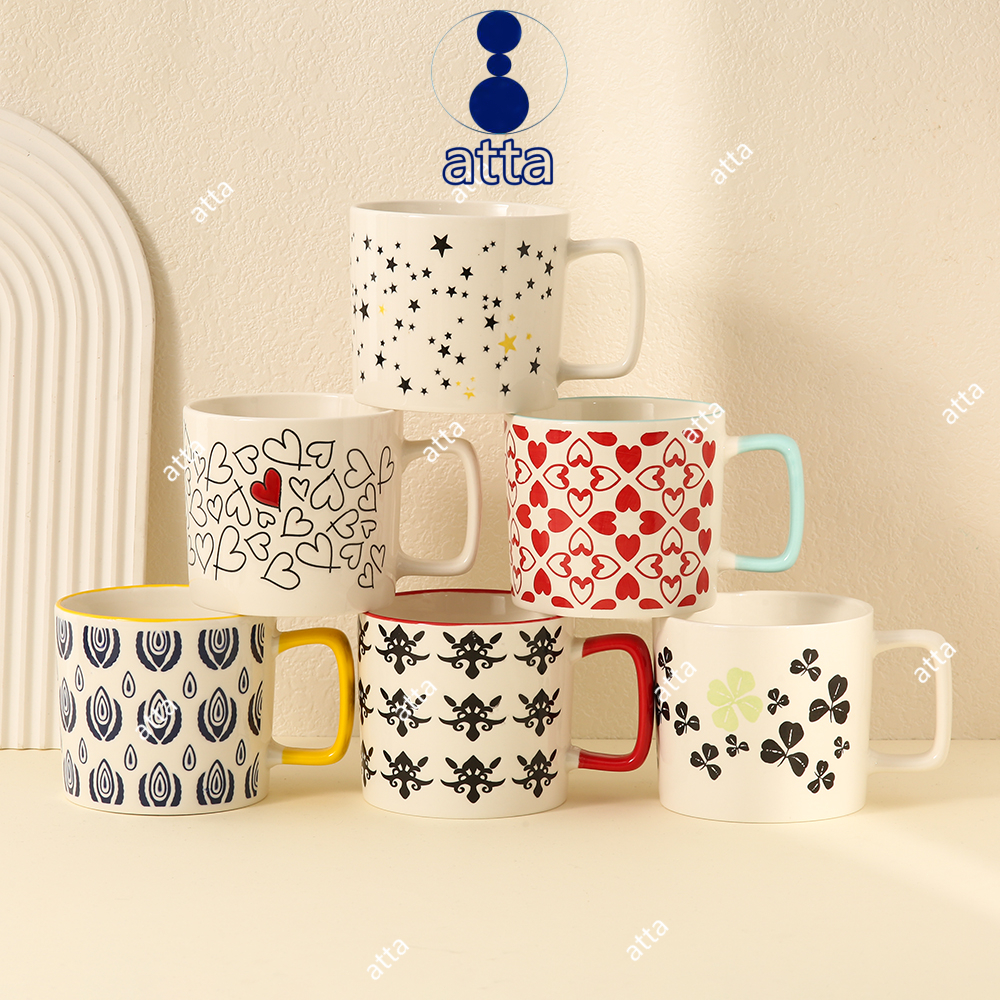 COD atta Big coffee Mug design Gift Mugs office Ceramic Tea Cups ...