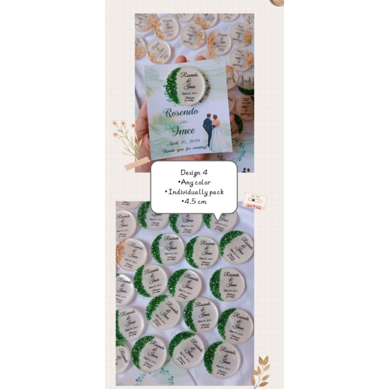 HANDI's Elegant Wedding/ Birthday/ Debut /Baptism Resin made Ref ...