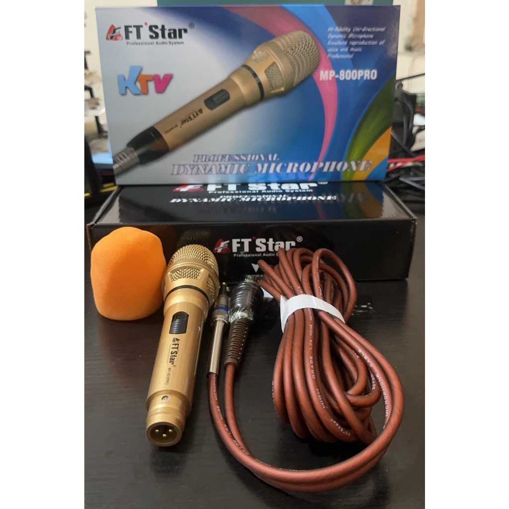 FT STAR Megapro MP-800PRO KTV Model Professional Mic With Heavy Duty ...