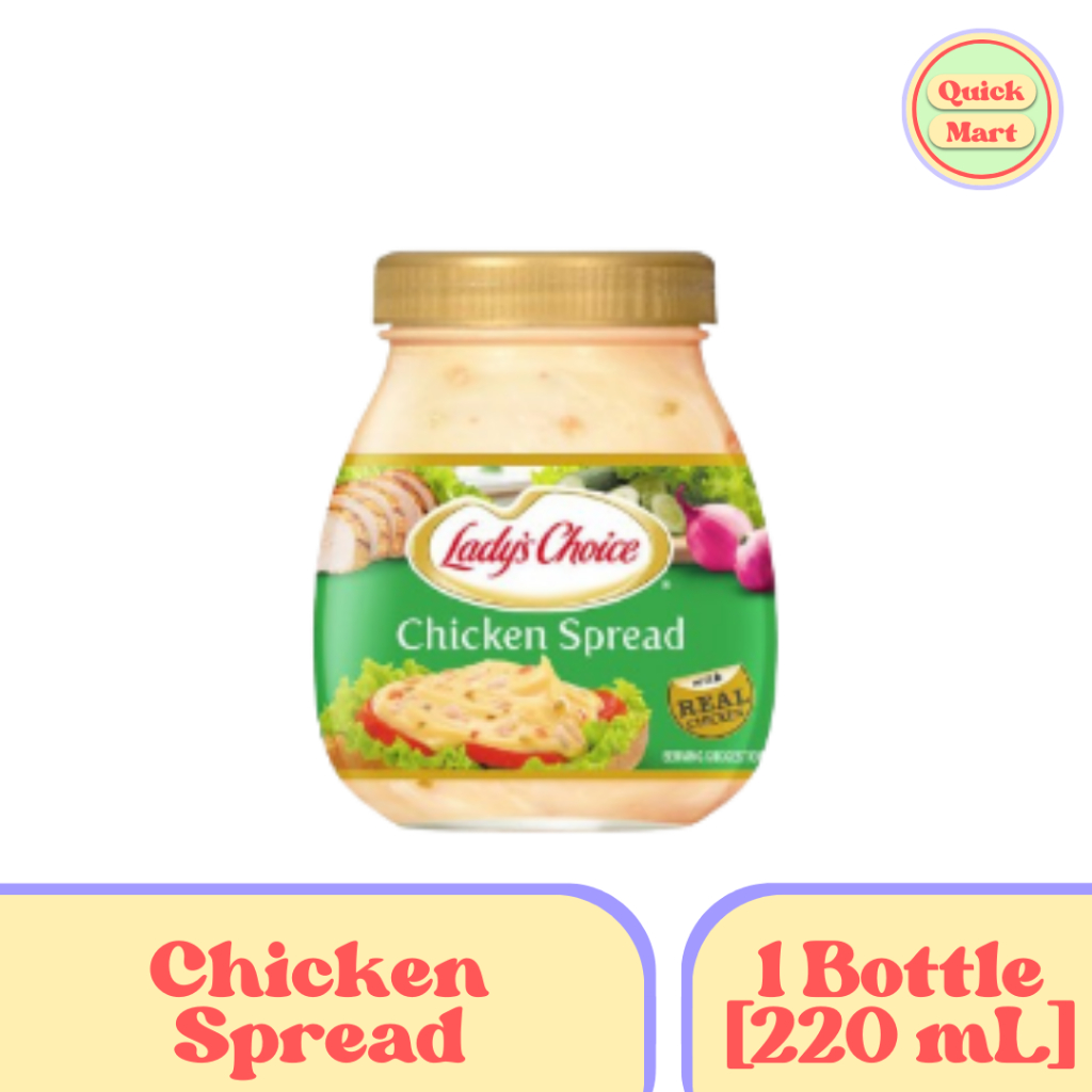 Lady's Choice Chicken Spread 220mL (1 Bottle) Expiry: March 2024 ...