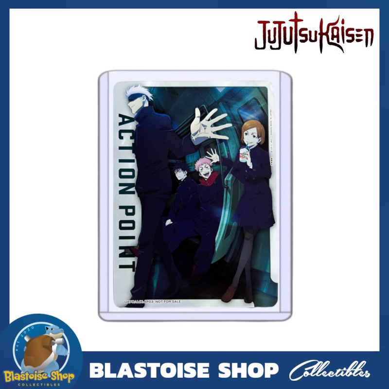 Jujutsu Kaisen Action Point Promo Card - Gojo Megumi Nobara Itadori UAPR-JJK-AP03 Union Arena ...