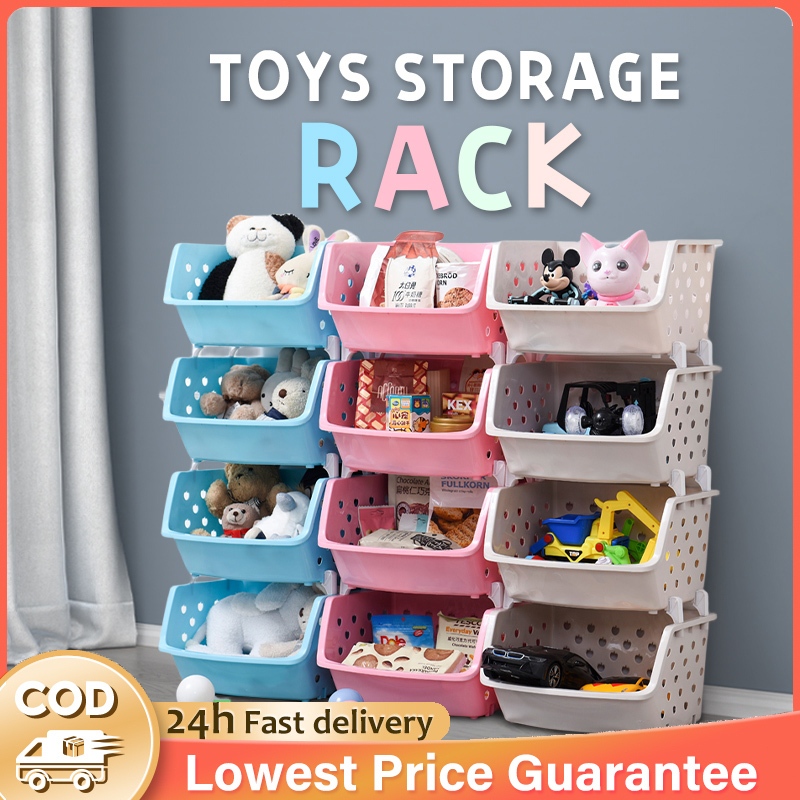 ⭐COMEL⭐Toys Organizer Trolley Children's Toy Storage Rack Moving With ...