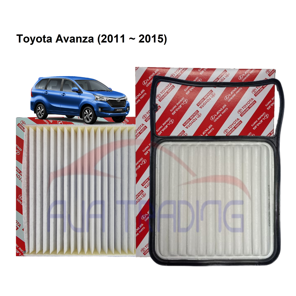 Combo Air Filter and AC Filter for Toyota Avanza (2011 ~ 2015) | Shopee ...