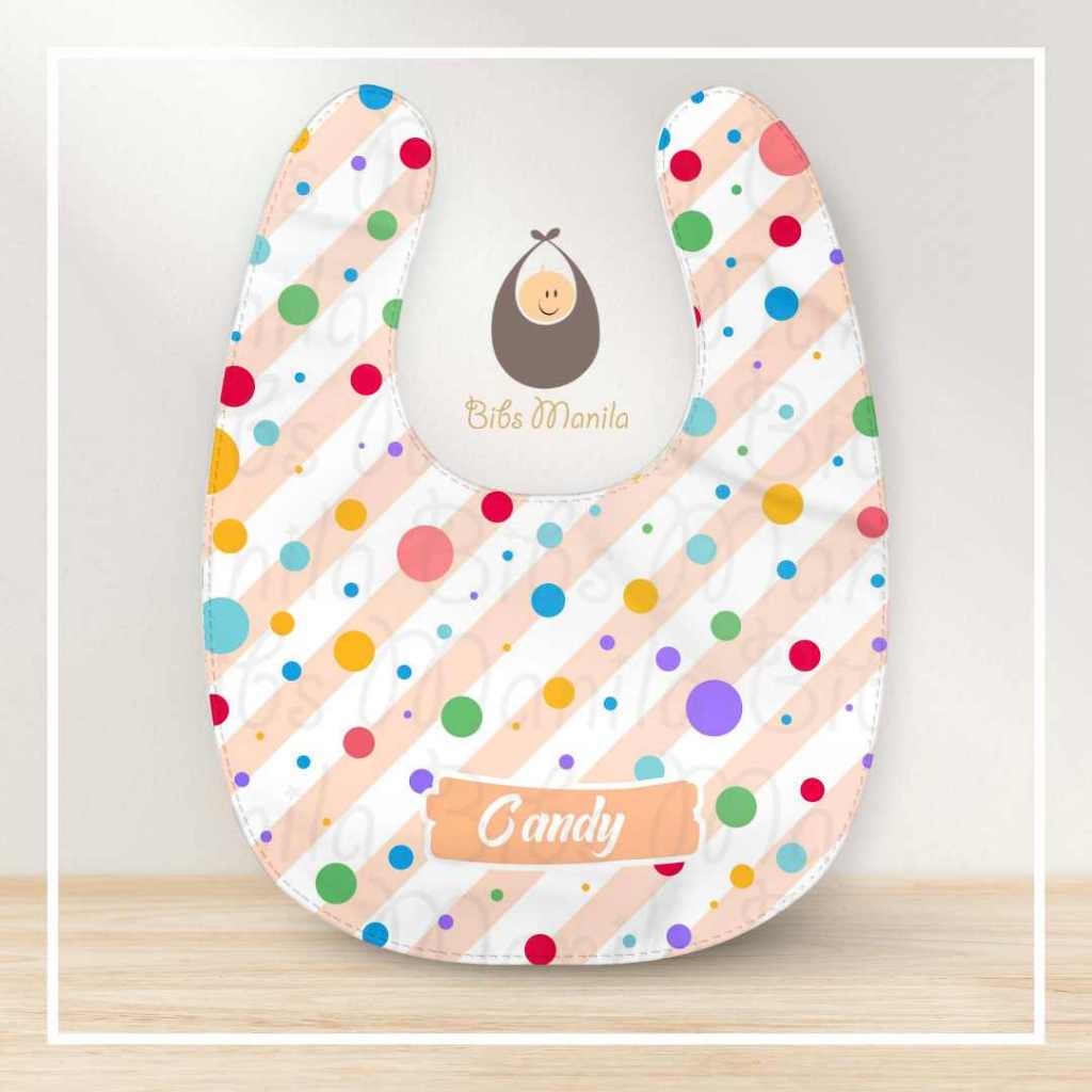 Bibs Manila Party Pop Personalized Bib | Shopee Philippines
