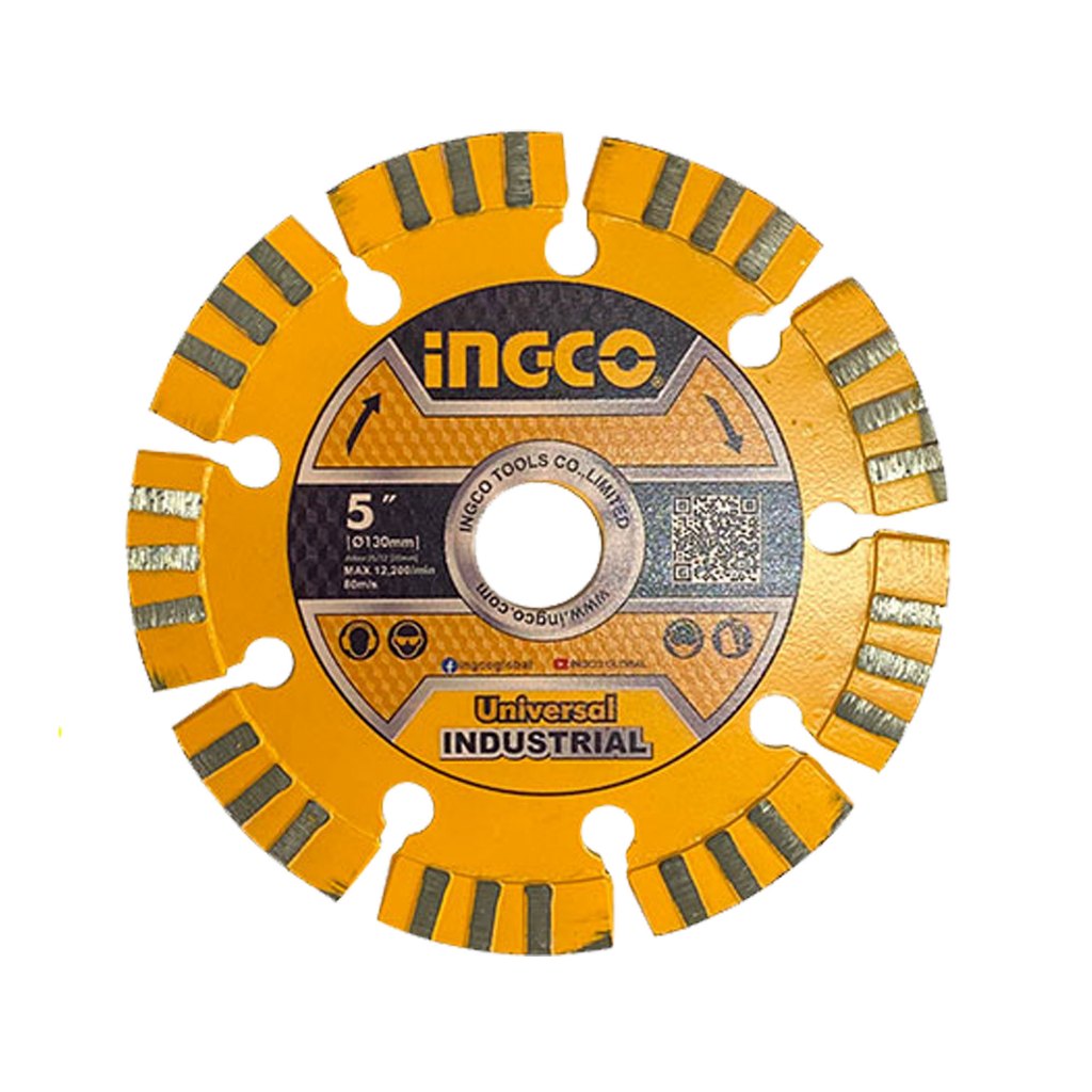 INGCO 5" Wet And Dry Diamond Disc for Wall Chaser WLC30001 Concrete ...