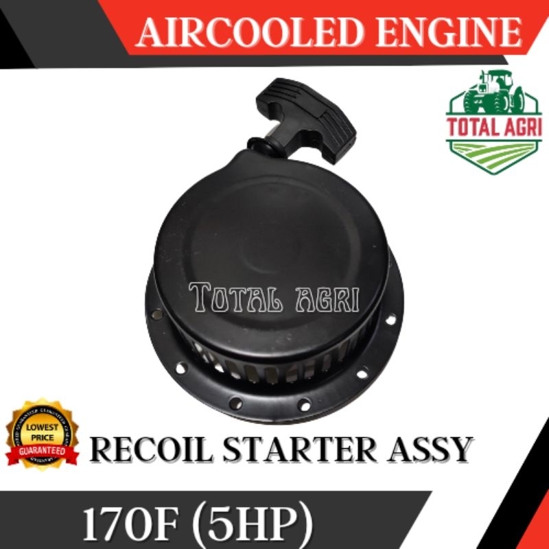 Recoil Starter Assembly Assy 170F Aircooled Diesel Engine 5HP | Shopee ...
