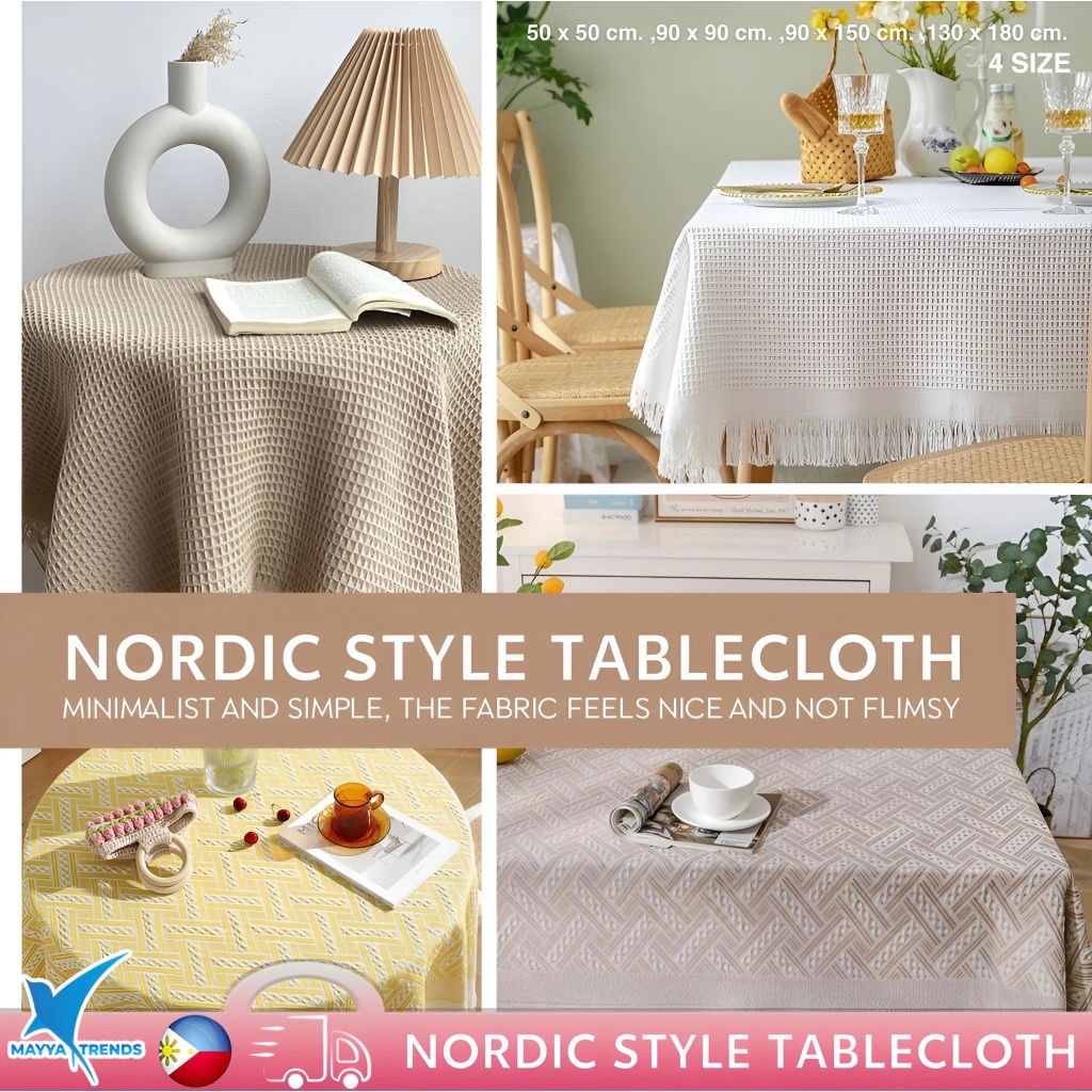 Waffle Tablecloth Cover Decoration Cafe Garden Dust Proof Soil ...