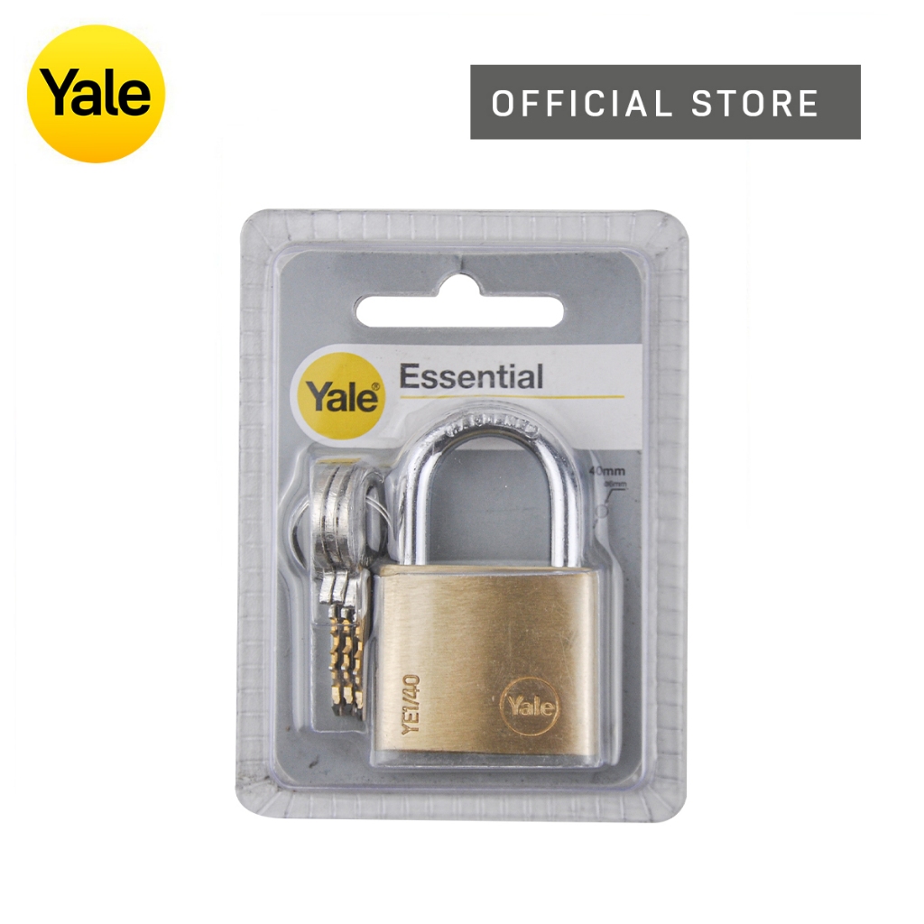 Yale 40mm Padlock - Brass/Natural 1pc | Shopee Philippines