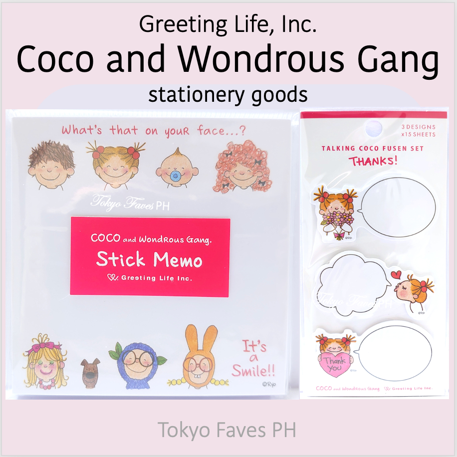 Coco and Wondrous Gang memo pad sticky notes Made in Japan | Shopee ...