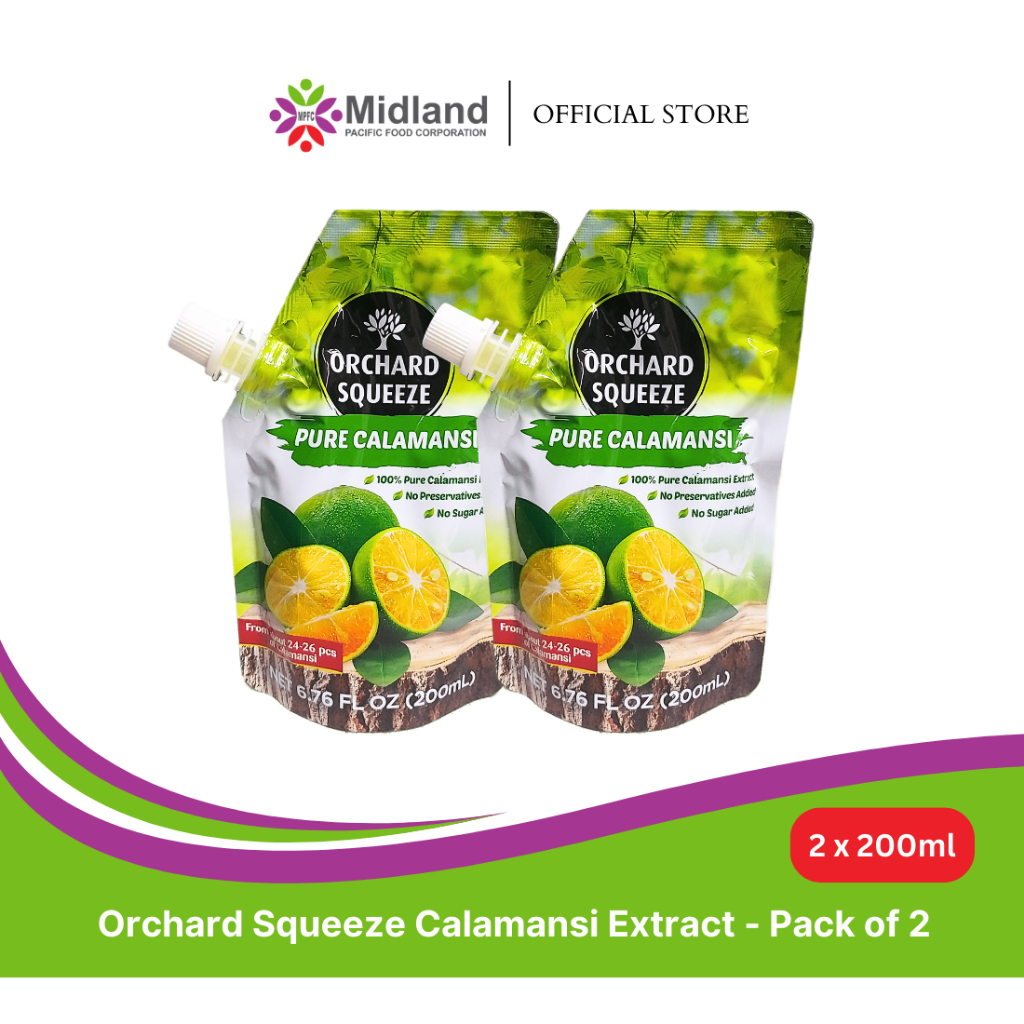 Orchard Squeeze Pure Calamansi 200ml Pack of 2s | Shopee Philippines