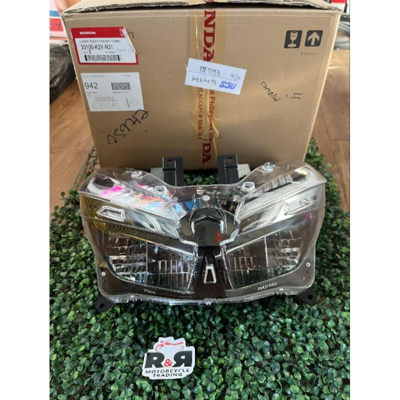 Genuine Headlight Assy Honda Click125 V3 V4 Genuine Parts | Shopee ...