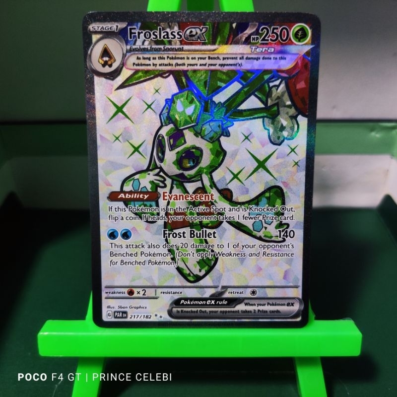 Pokemon Tcg Froslass Ex Full Tera Art Secret Rare Shopee Philippines