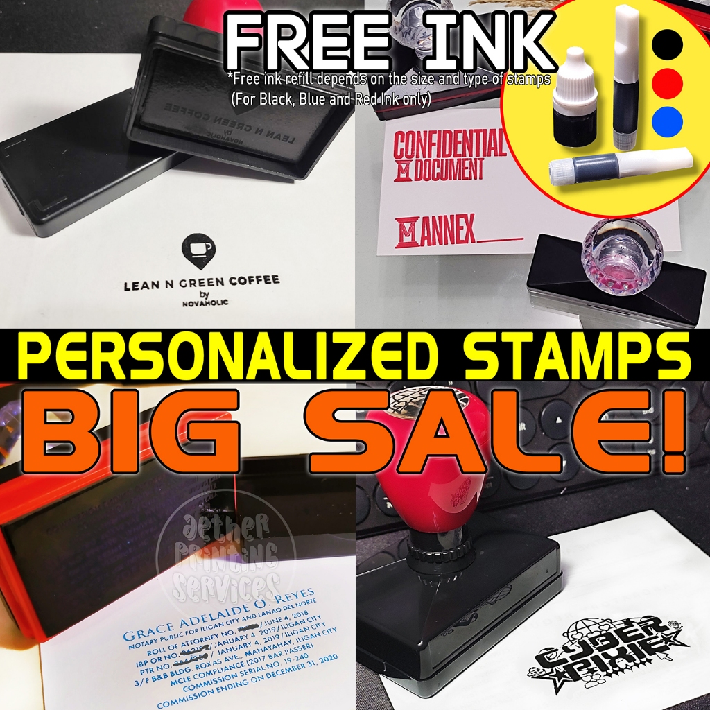 COD Stamps, Crystal Stamps, Flash Stamps, Self Ink Stamps, Rubber ...