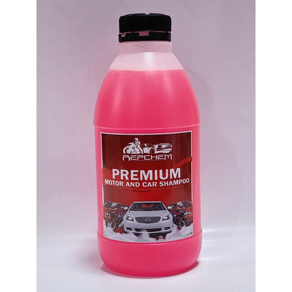 REPCHEM Premium Car Shampoo with Wax and Foam Booster 1 Galon 1L ...